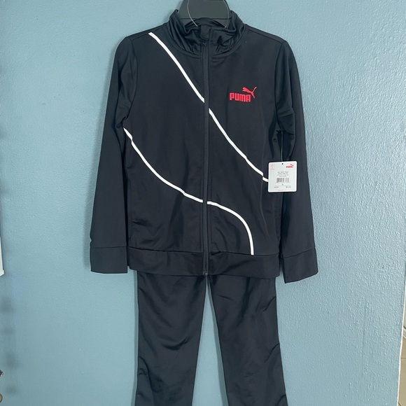Puma | Matching Sets | Puma Black Tricot Track Set | Poshmark